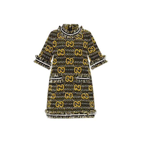 Gucci | Dresses | Gucci Tweed Mini Dress Women | Poshmark